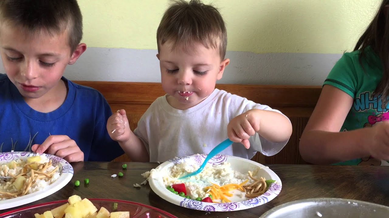 Chunky kid is a Lover of Food - YouTube