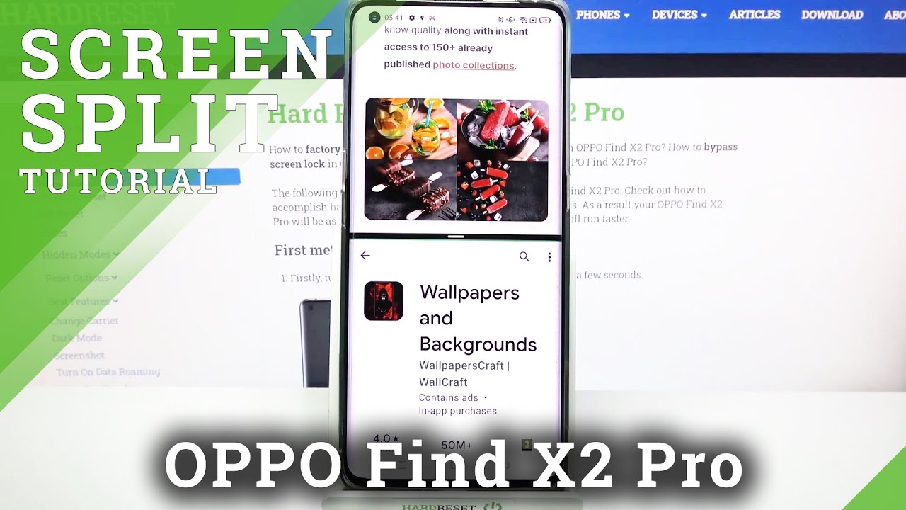 How to Split Screen in OPPO Find X2 Pro – Enable Dual Screen - YouTube