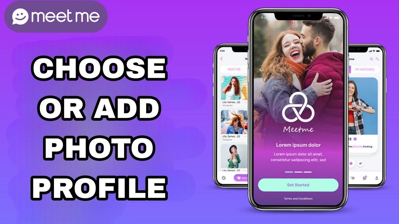 How To Choose Or Add Photo Profile On Meet Me App - YouTube
