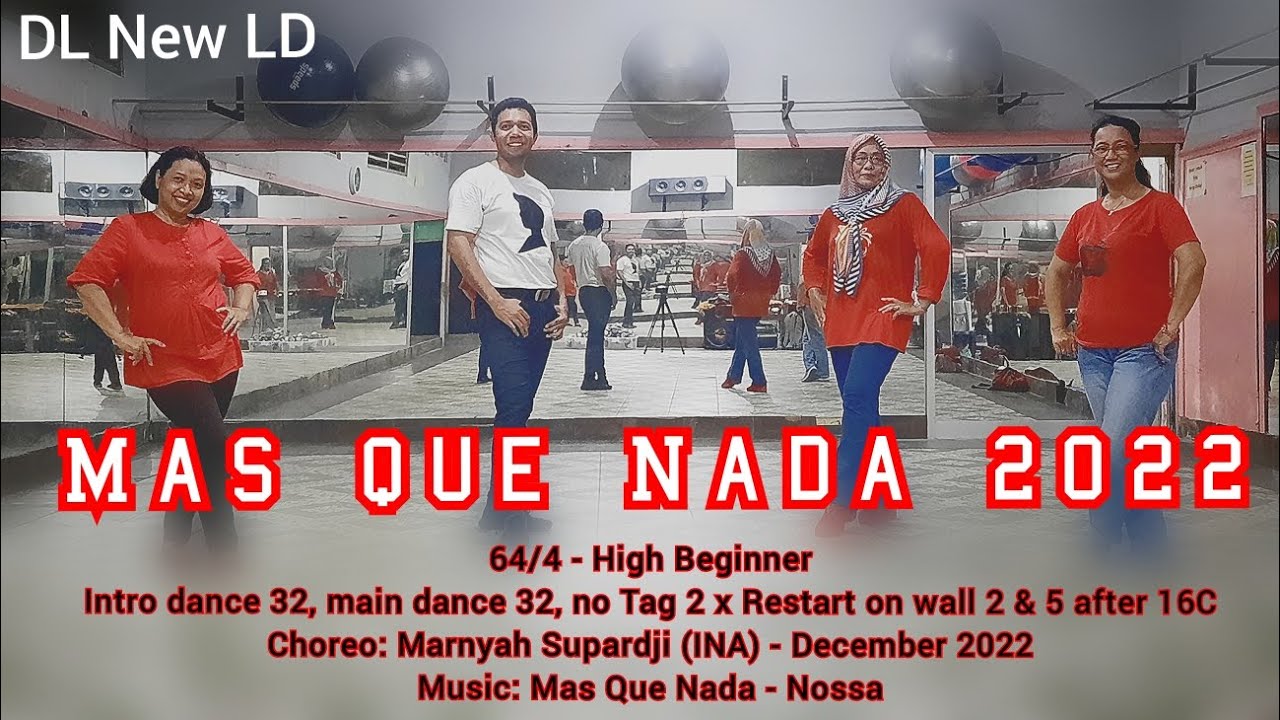 Mas Que Nada 2022 Line Dance | High Beginner | Choreo by Marnyah ...