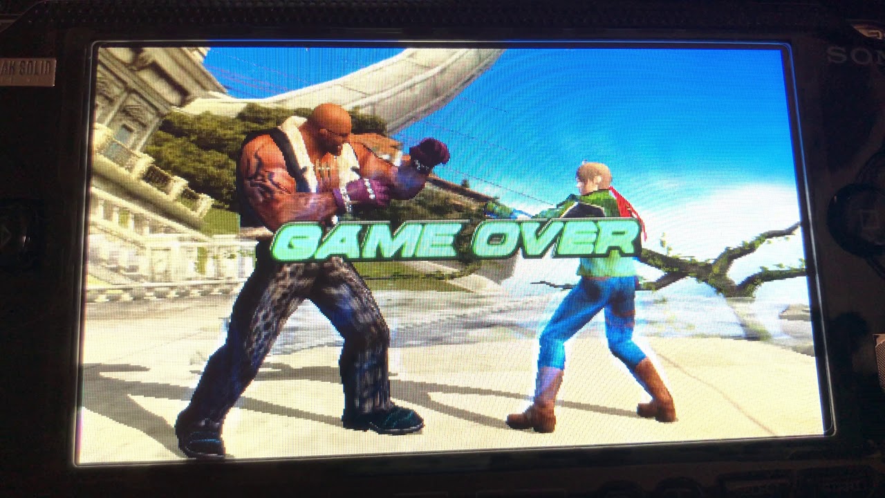 PSP 1000 IPS mod Tekken 6 - YouTube