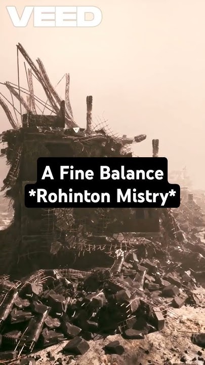 A Fine Balance - Rohinton Mistry - YouTube