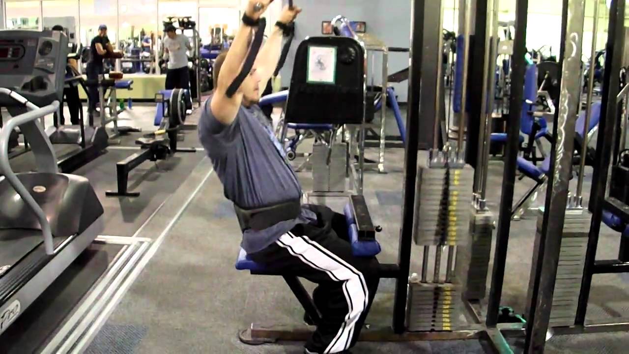 lat pulldowns drop set - YouTube