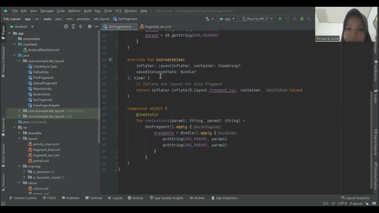 Studi Kasus Jadwal Sholat dan Surat API JSON Android Kotlin by Jinan dkk - YouTube
