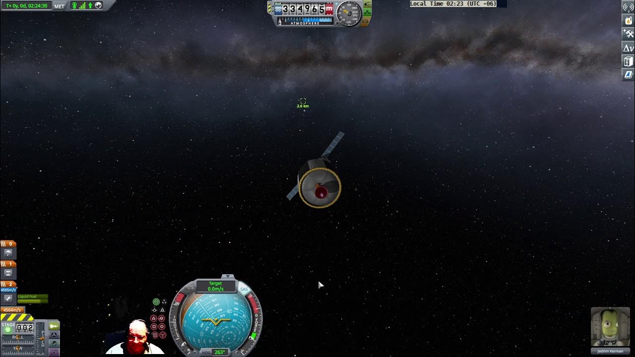 KSP bug report - zero target velocity on navball - YouTube