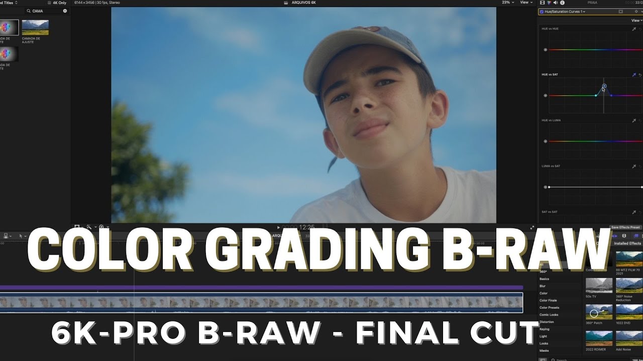 COLOR GRADING - RAW FOR FINAL CUT - 6K PRO - YouTube
