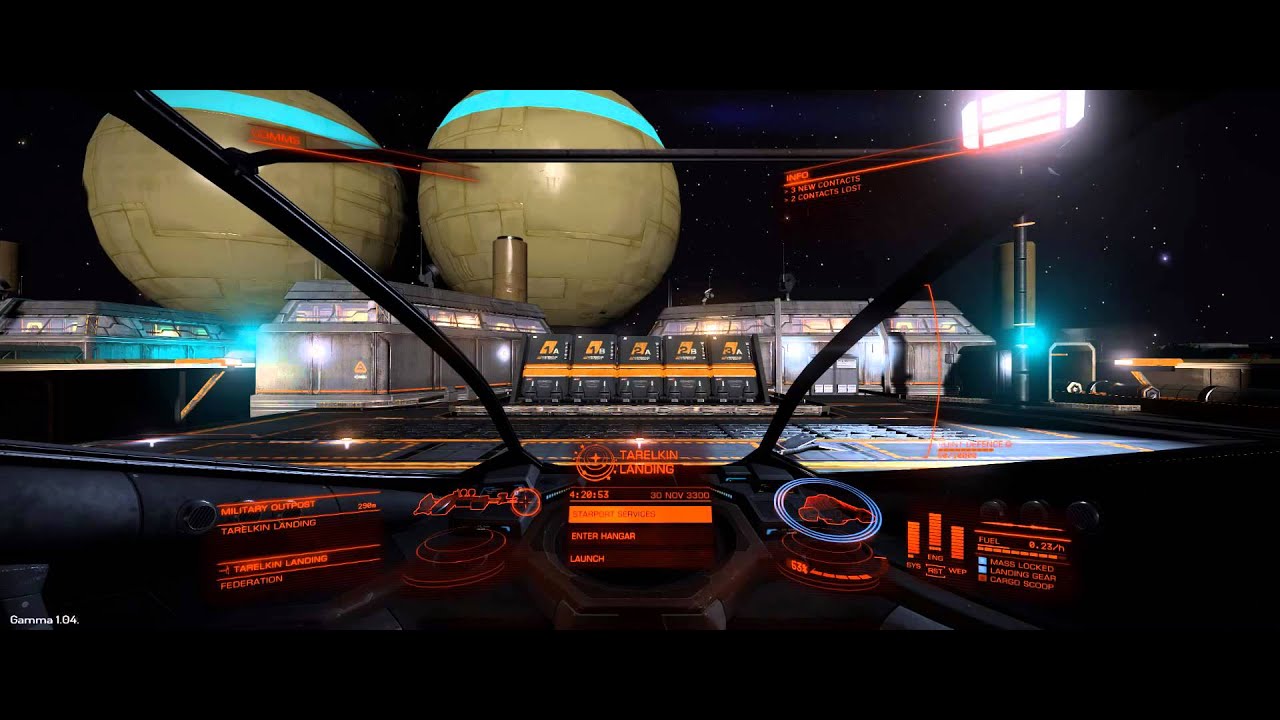 Elite Dangerous Military Space Station... - YouTube
