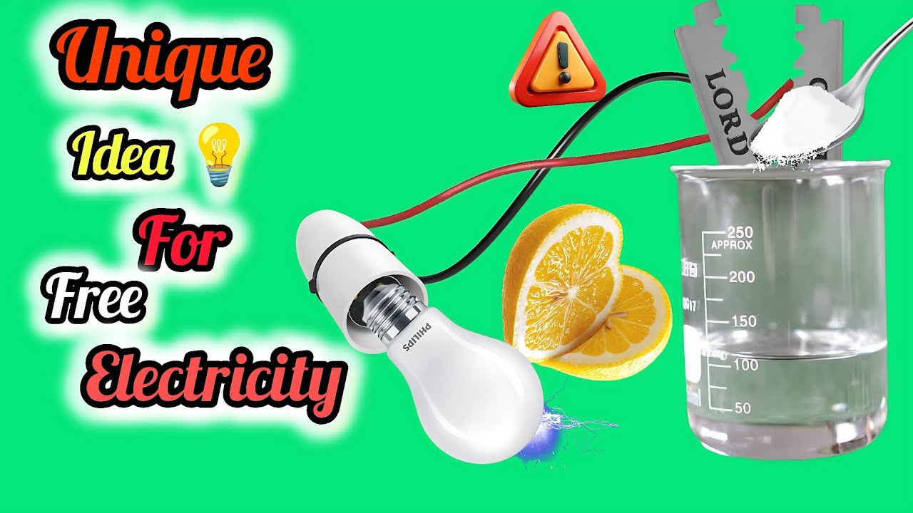 Scraps Innovative Science Experiment working model for free Electricity ...