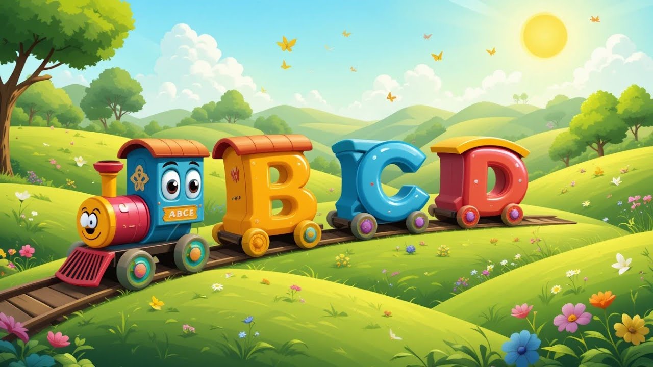 ABCD Train Adventure: Fun Alphabet Song for Kids | Learn ABCs with ...