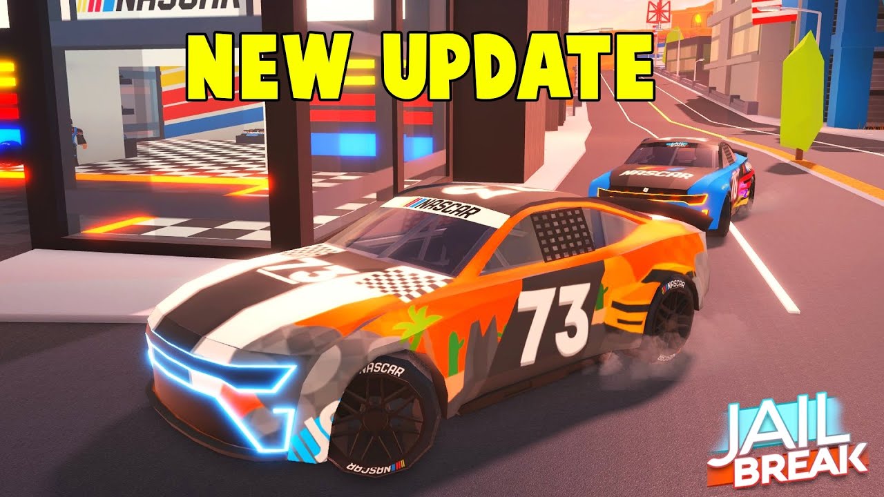Jailbreak NASCAR EVENT HAS ARRIVED NEW CARS, NEW BANK ROBBERY (Roblox ...