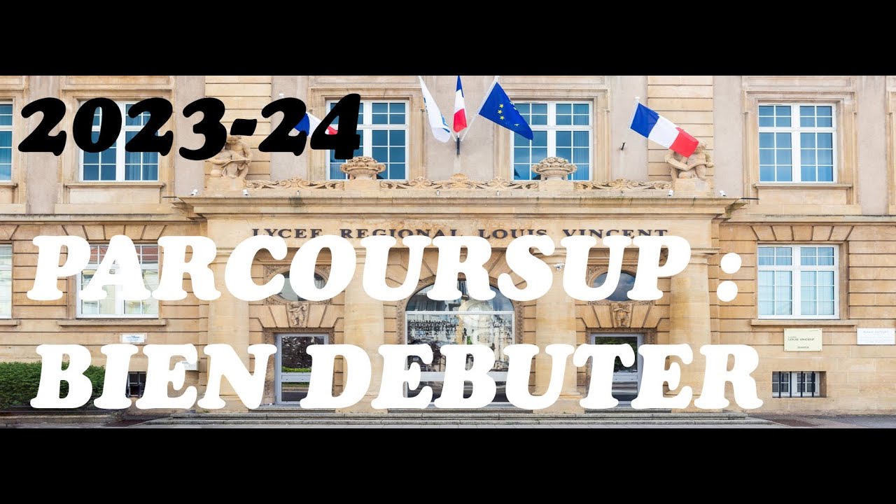 2024 : Parcoursup : bien debuter avec parcousup - YouTube