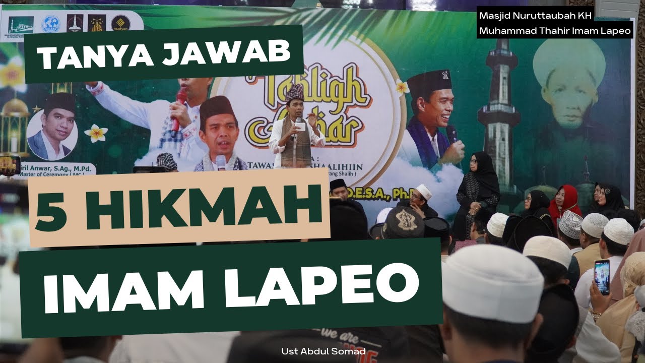 Tanya Jawab Hukum Bertawassul ke orang soleh | Masjid Nuruttaubah KH ...