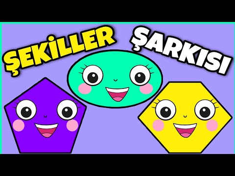 Şekiller Şarkısı | Eğlenceli ve Eğitici Bebek ve Çocuk Videosu | Eğitici Çizgi Film