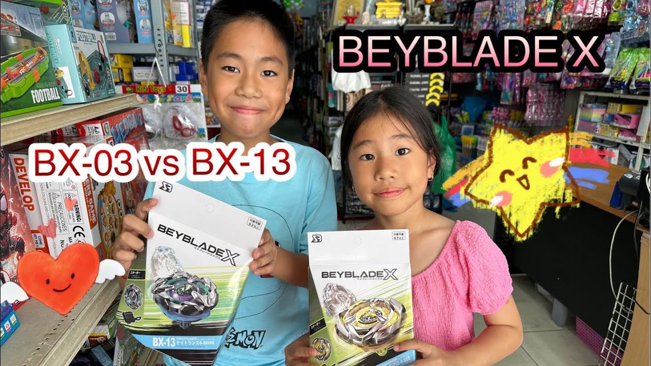 BEYBLADE X | BX-03 vs BX-13 | เบย์เบลด เอ็กซ์ - YouTube