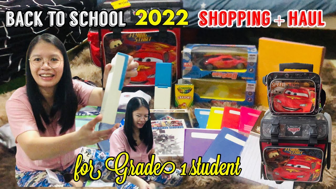 BACK TO SCHOOL SUPPLIES SHOPPING + HAUL FOR MY GRADE 1 STUDENT - YouTube