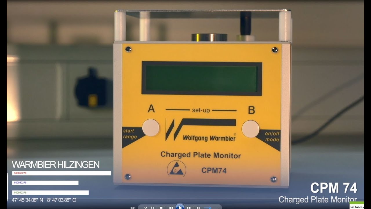 CPM 74 Charged Plate Monitor Juni 2020 - YouTube