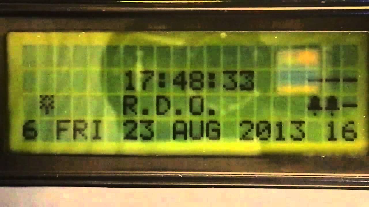 alarm clock error - YouTube