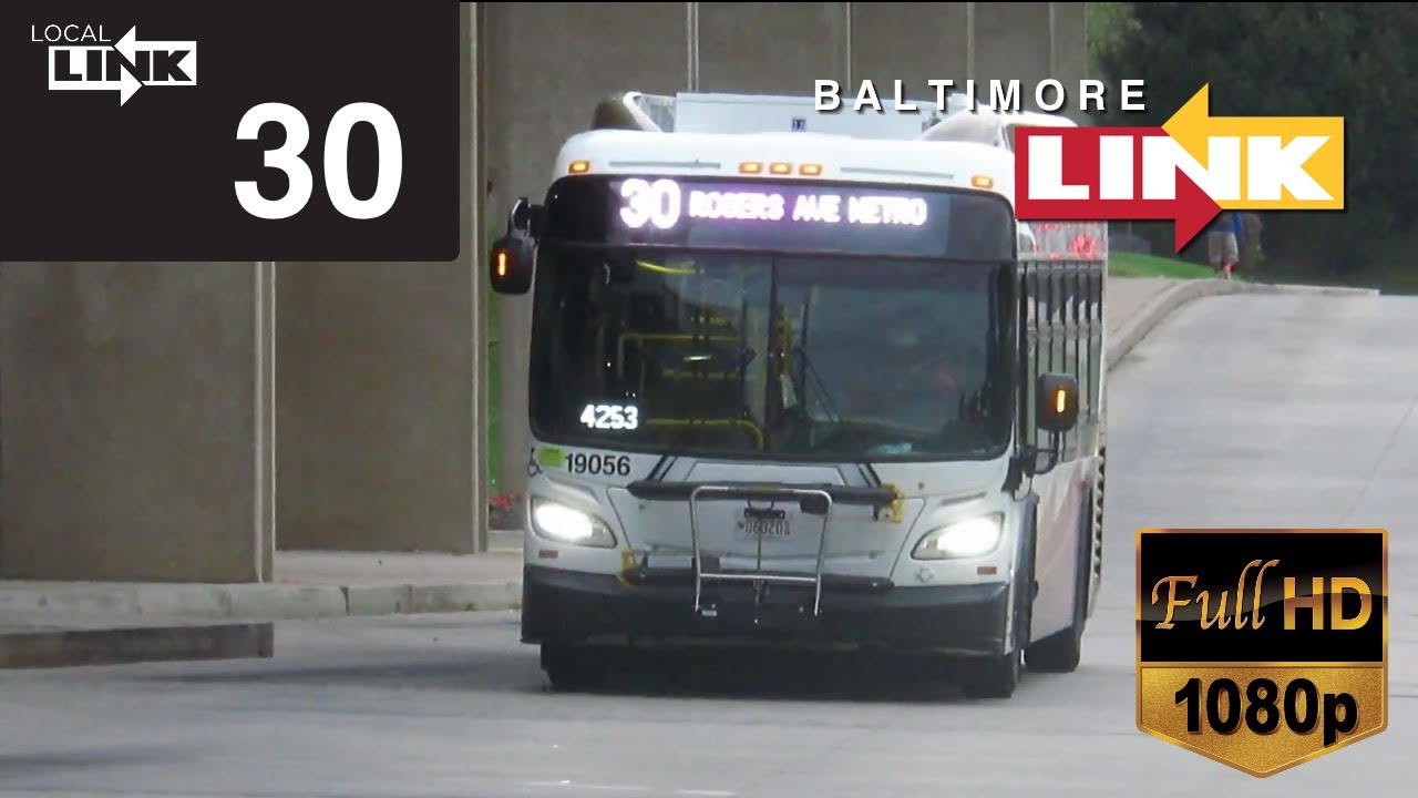 MTA Maryland Ride: 2019 New Flyer XD40 #19026 on route 30 to Hollander ...