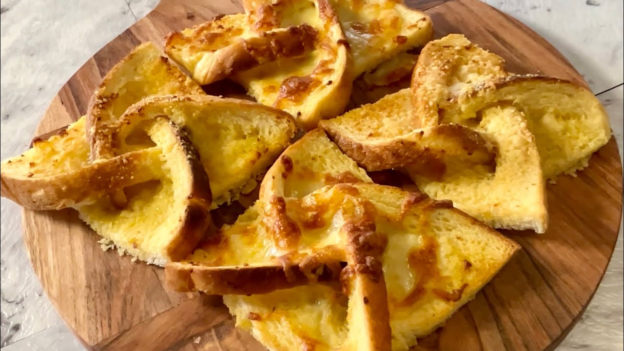 Flower cheese garlic bread/5 mins/incredibly tasty/ breakfast/ bread ...