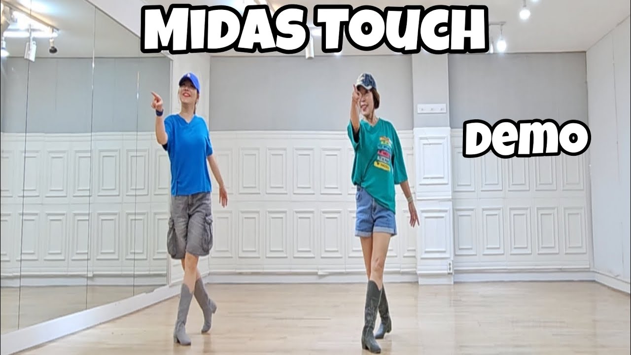 Midas Touch - Line Dance (Demo)/High Intermediate/Ryan Hunt - YouTube