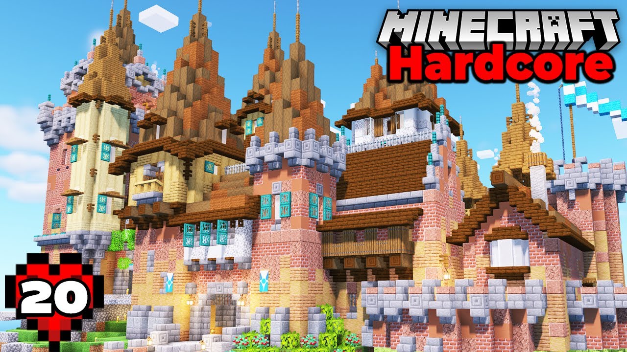 Minecraft Hardcore Let's Play : Castle Horse Stables and Creeper Farm ...