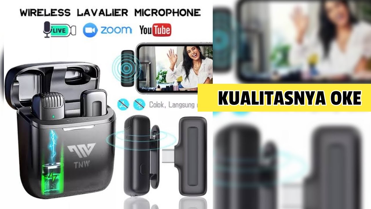 Review Wireless Microphone HP Merek TNW - YouTube