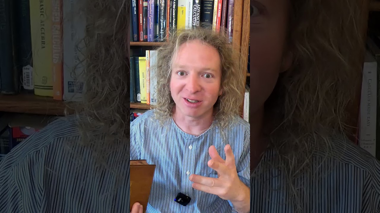 Fancy Math Books Look Like This #shorts - YouTube