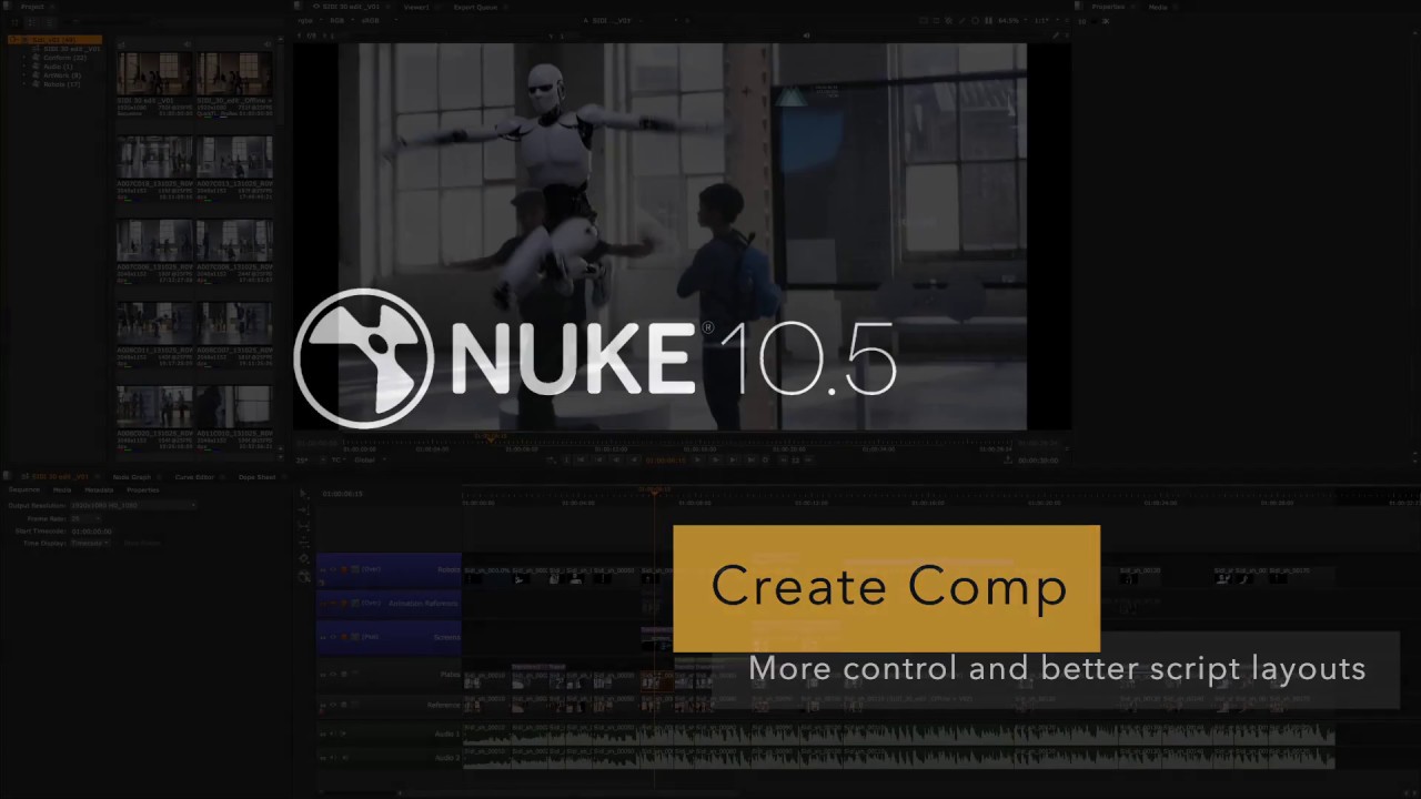 NUKE 10.5 | Create Comp Improvements - YouTube