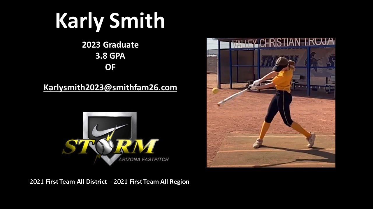 Karly Smith - Outfielder - 2023 - Phoenix, AZ - YouTube