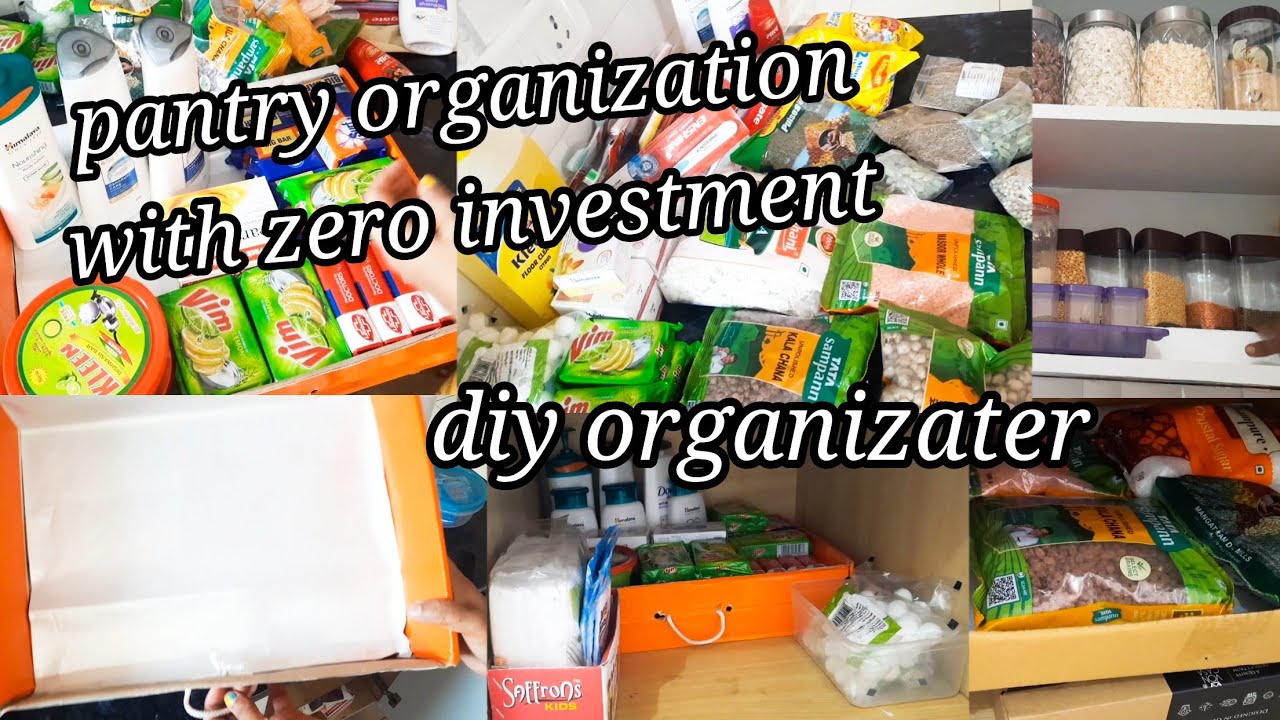 what is the easiest way to organize your pantry ?/ Indian pantry ...