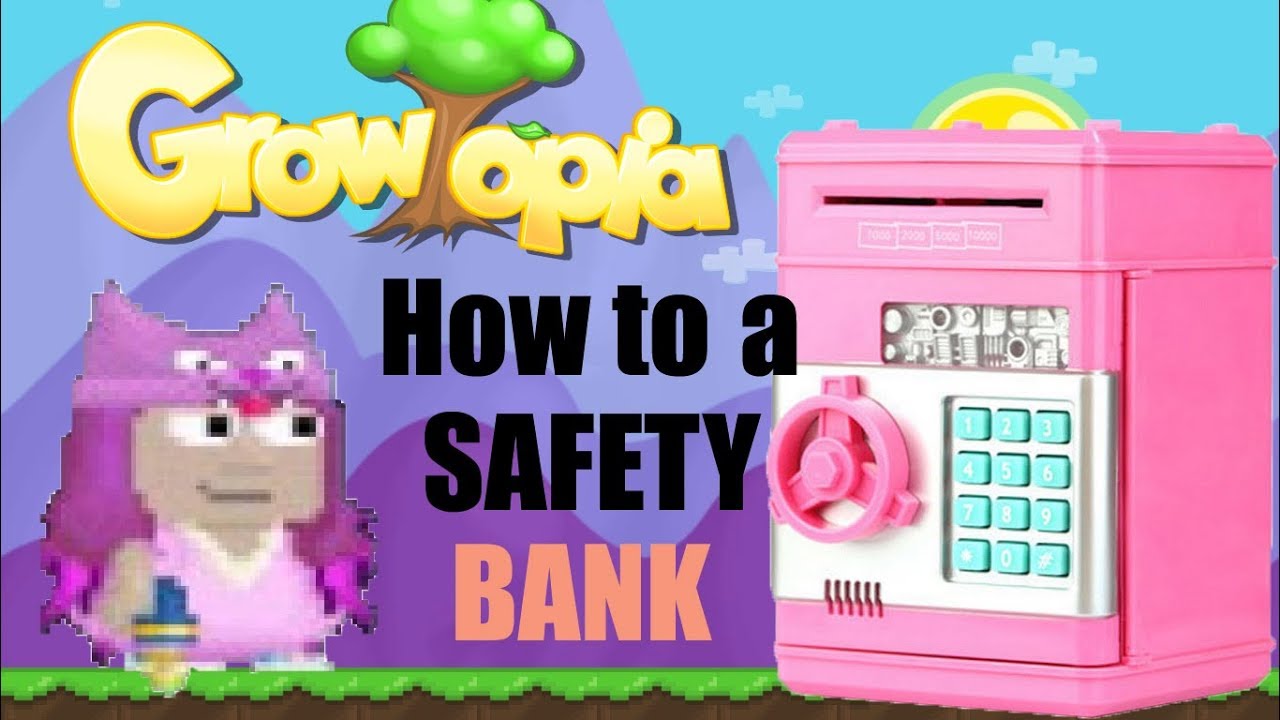 Growtopia ~ How to make a safety Bank /OMG - YouTube
