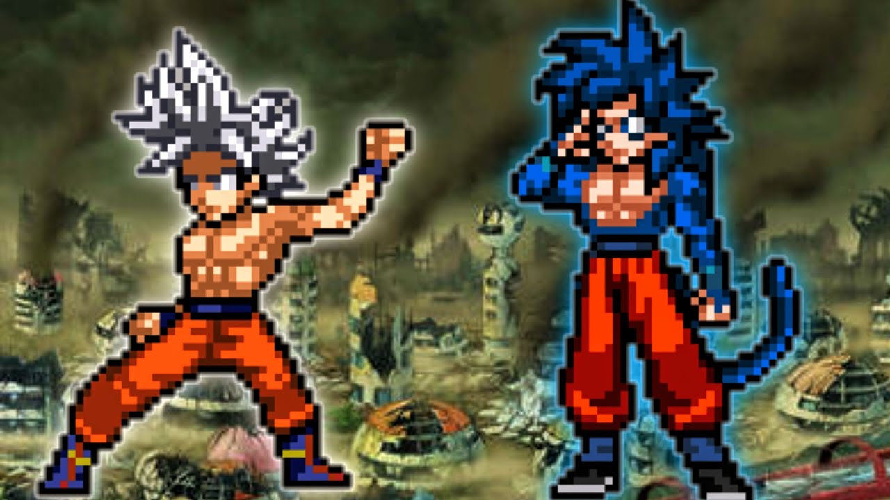 Goku Full OP(All Form)(New) VS Goku TP OP(All Form) in Jump Force Mugen ...