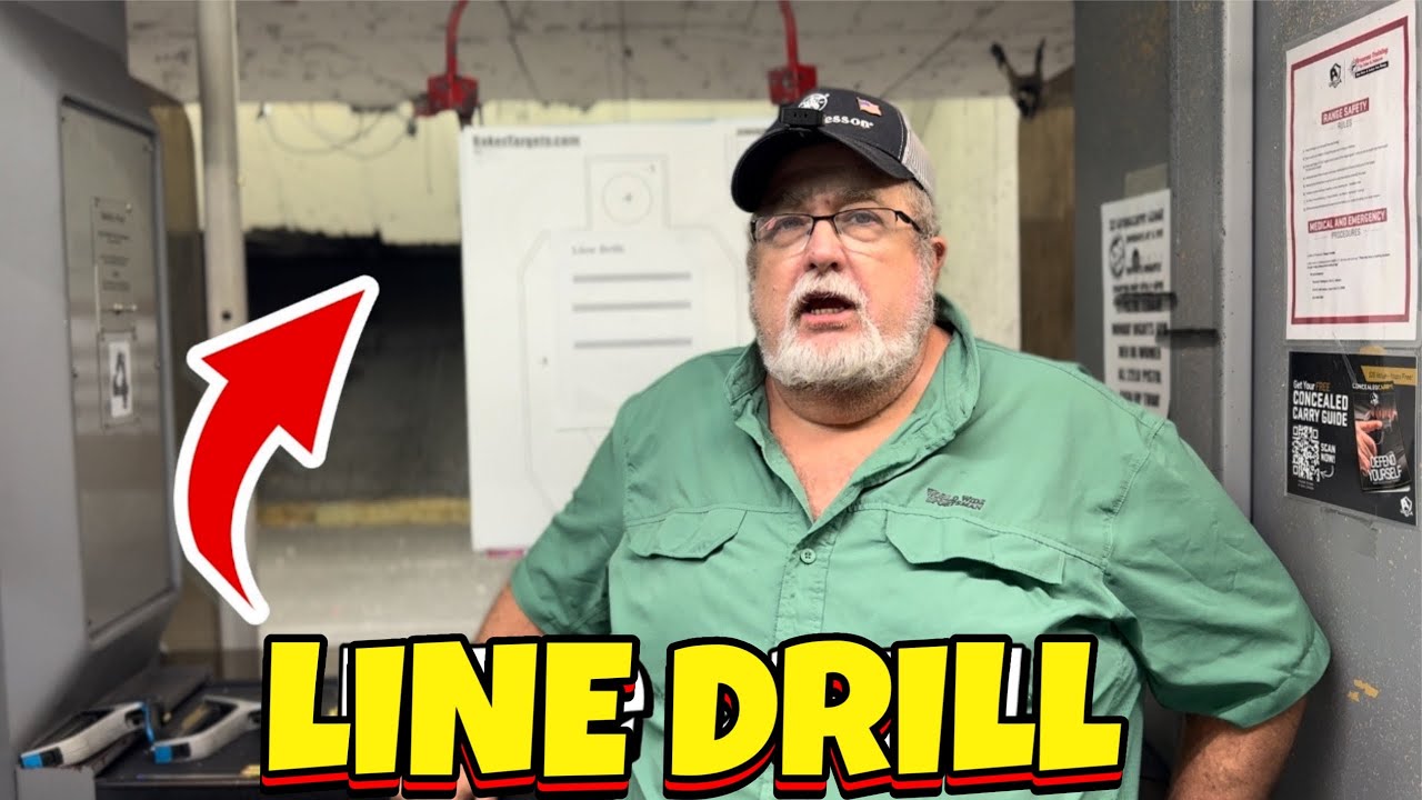 ULTIMATE HANDGUN ACCURACY LINE DRILL! - YouTube