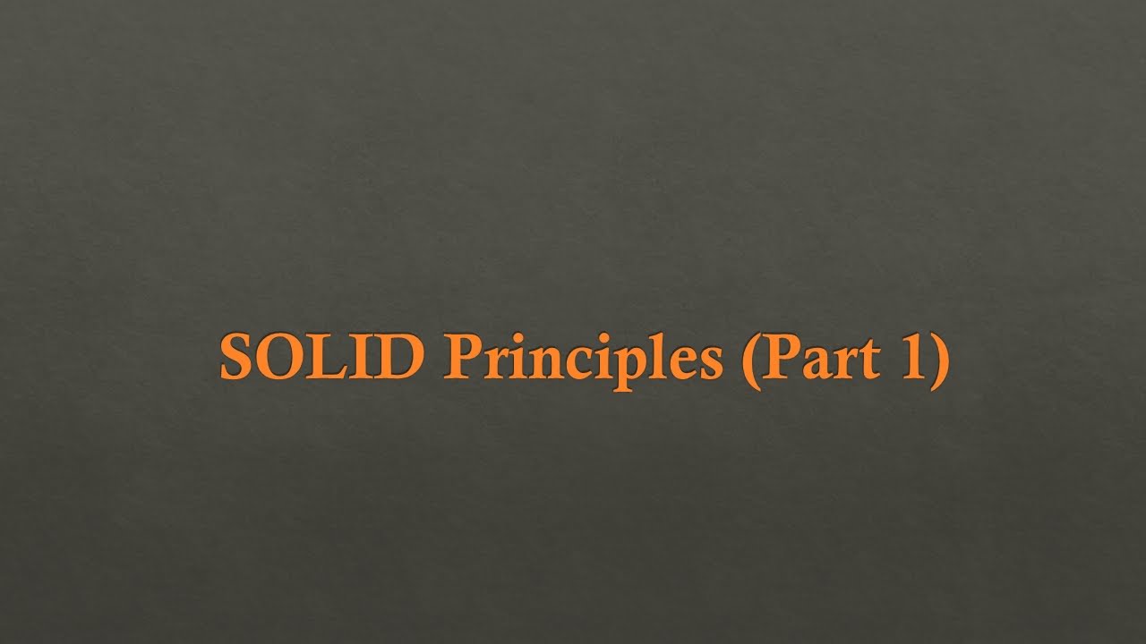 Mastering SOLID Principles in OOP | Single Responsibility & Open-Closed ...