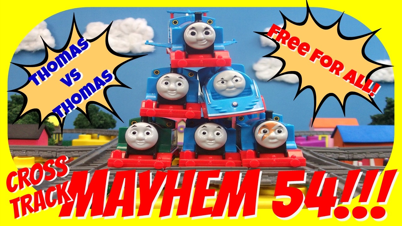 Thomas and Friends - Cross Track Mayhem 54! Thomas vs Thomas ...