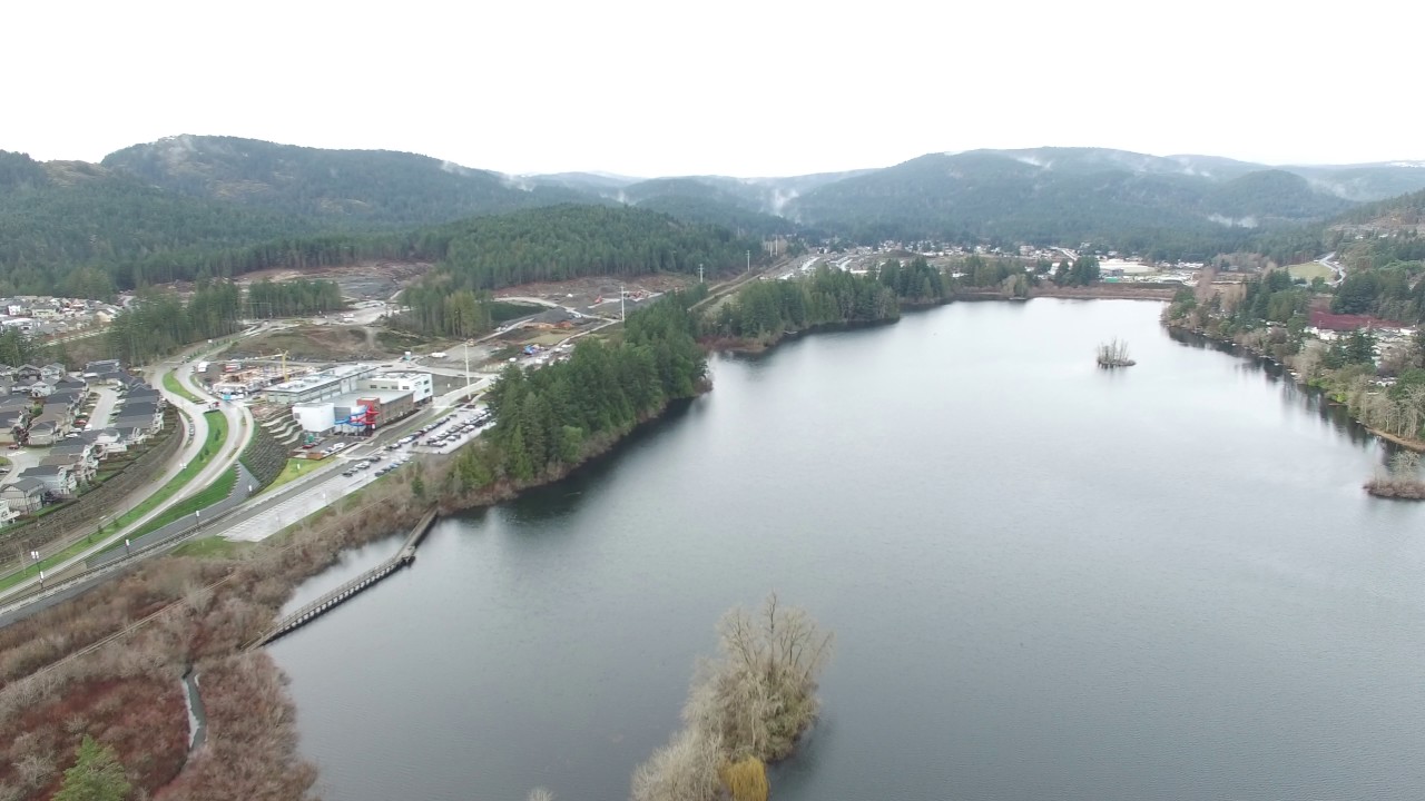 DJI Phantom 3 Professional Langford Lake BC - YouTube