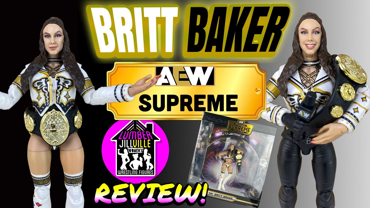 Britt Baker AEW Supreme Series 1 Review, Unboxing, and Comparison - YouTube