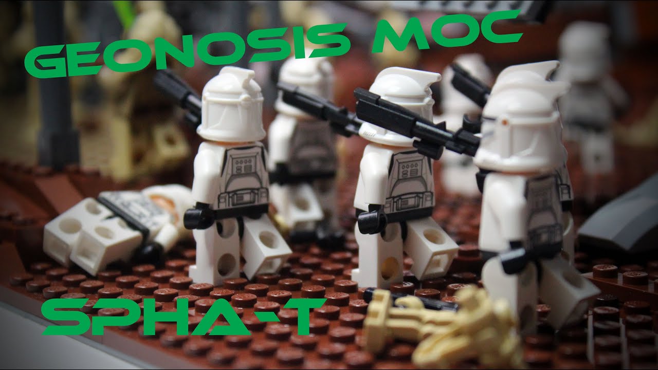 Lego Star Wars Spha-T & Battle of Geonosis Moc - YouTube