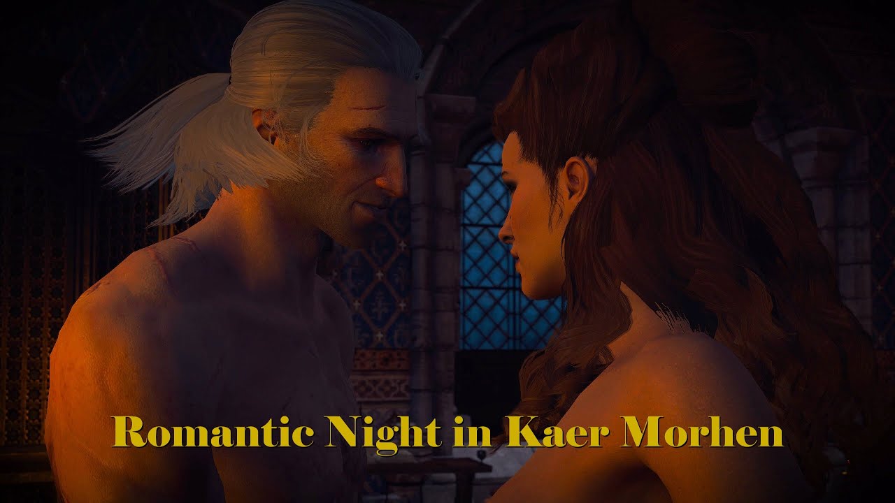 The Witcher 3 Moded Clip Romantic Night In Kaer Morhen With Anna