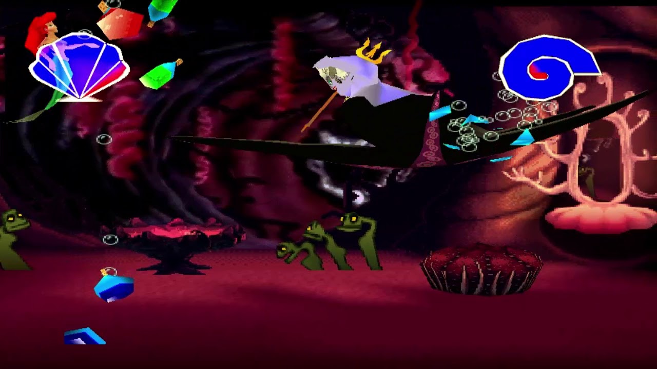The Little Mermaid 2 - Part 5 - Ursula's Lair (PlayStation 1) - YouTube