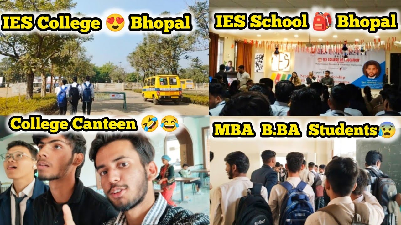 Going To IES School Bhopal From IES University Bhopal 😍 - YouTube