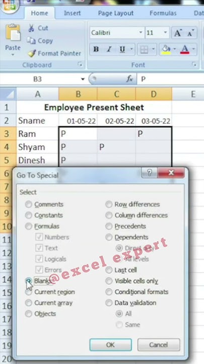 Don't Type manually absent in excel!#exceltips #exceltricks #excel #exceltutorial #shortsfeed ...