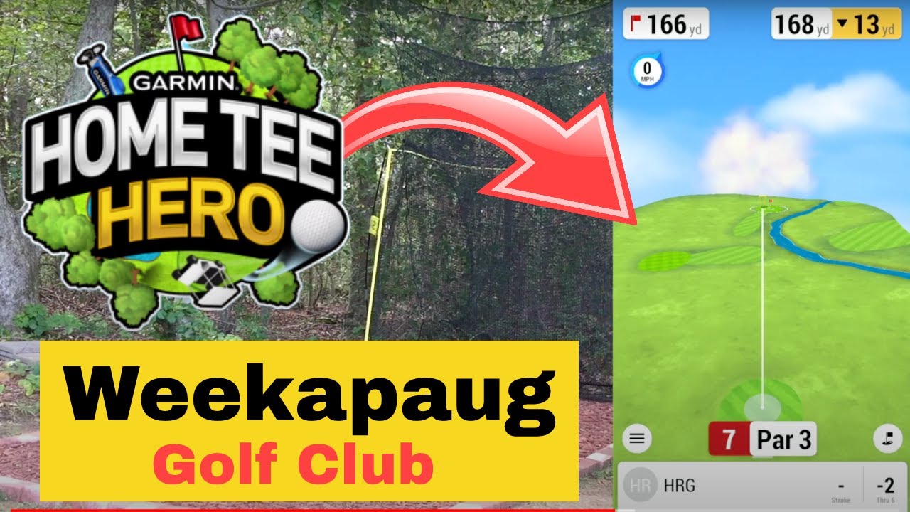 Weekapaug GC - 9 Hole Sim Golf Course Vlog on the Garmin R10 Launch ...