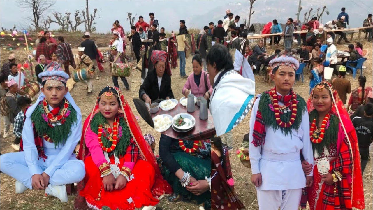 Traditional Limbu Wedding In Village || Limbu Culture Limbu Ceremony ...