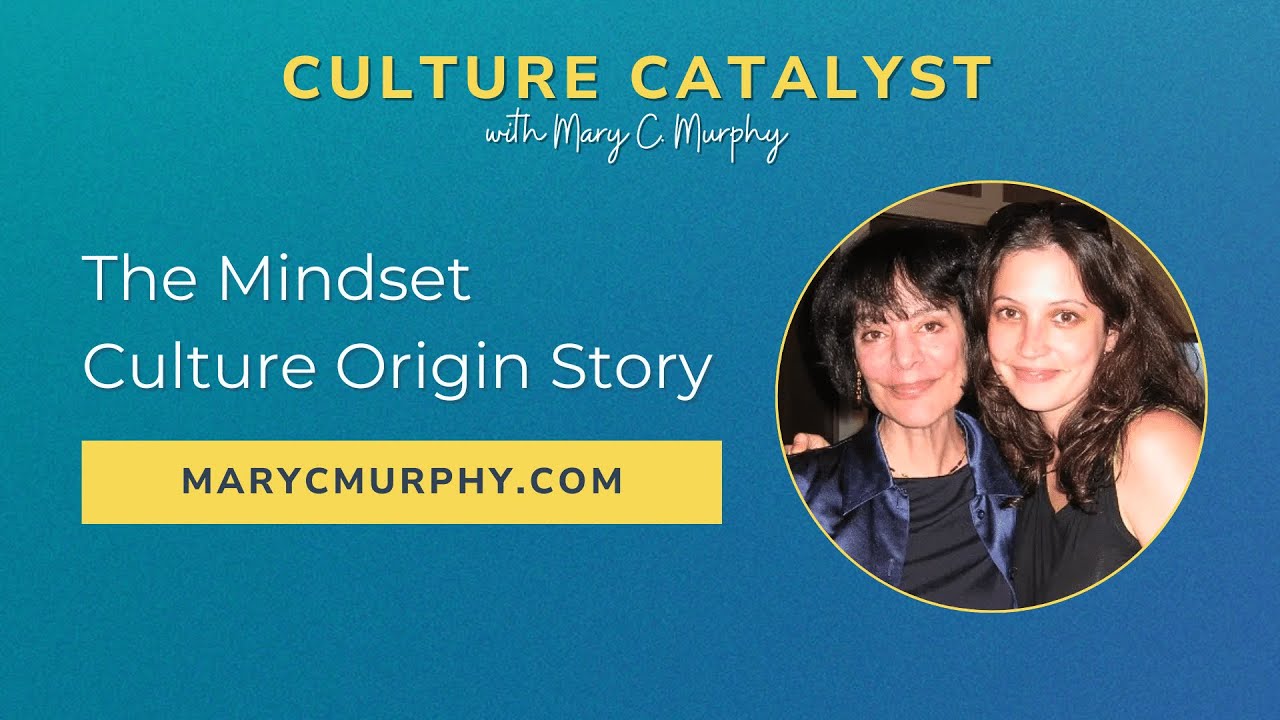 The Mindset Culture Origin Story - Substack post Jun 6, 2024 - YouTube