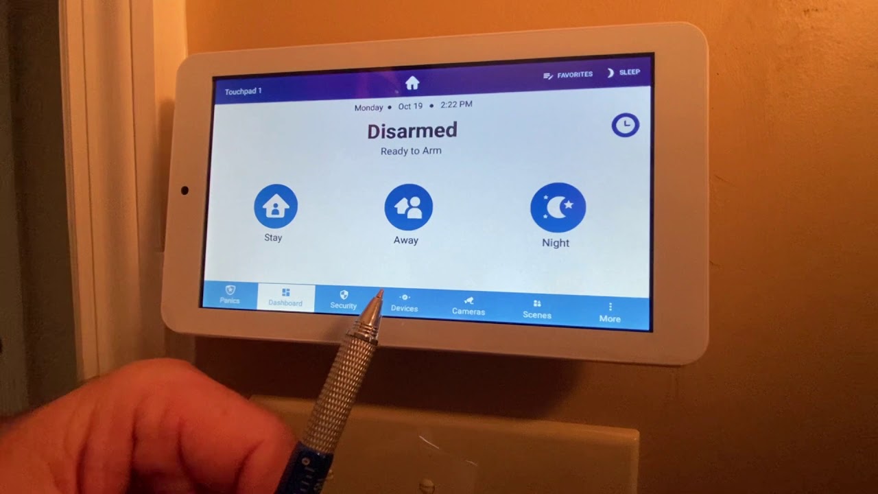 Touchscreen Security Keypad Tutorial - YouTube