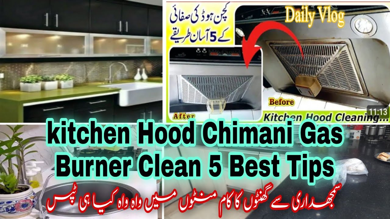 Kitchen Hood Cleaning | 5 Best Ways to Clean Greasy Kitchen Hood / How ...