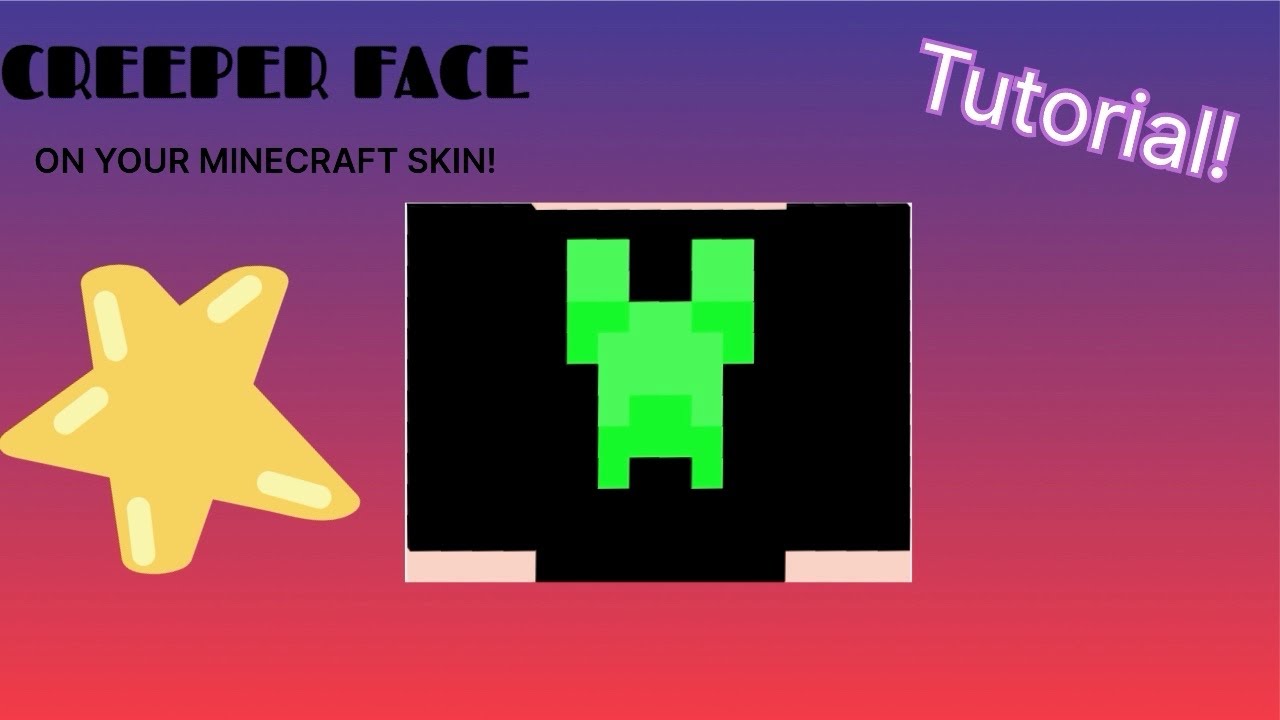 How to make a 3D Creeper Face on your Minecraft skin! - YouTube