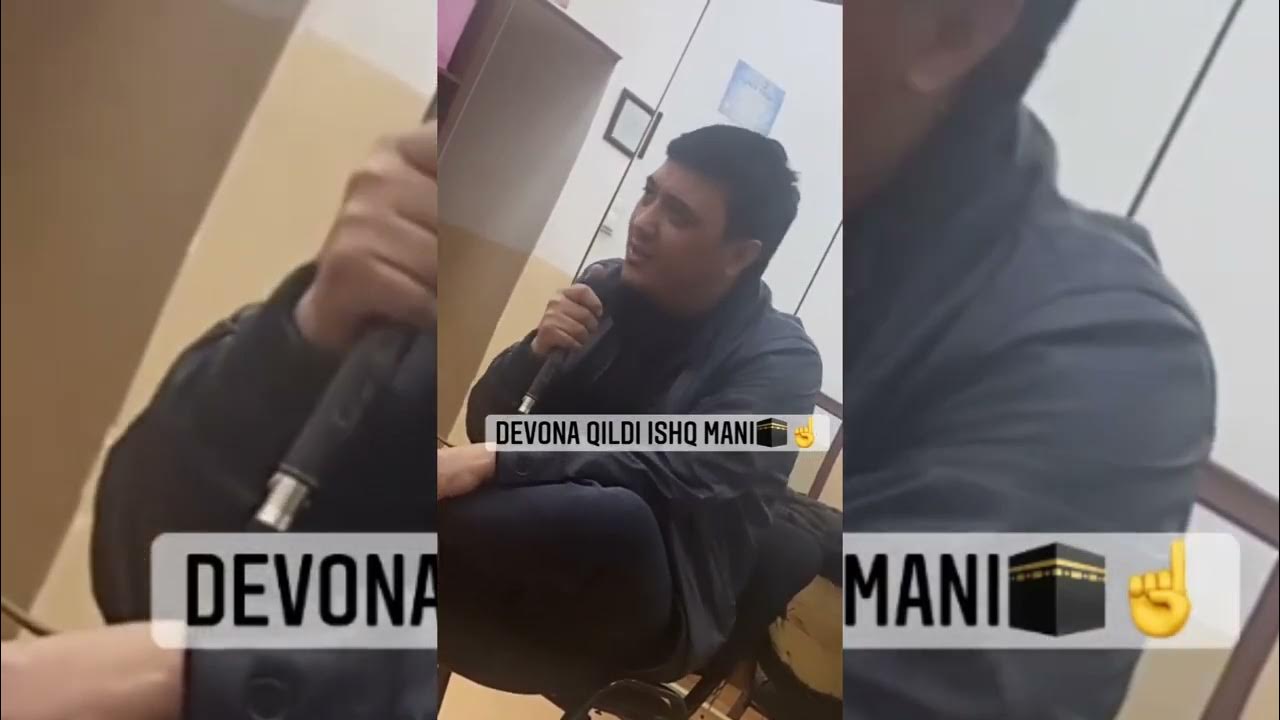 Bekzodbek Eshonov - Devona qildi ishq mani jonli ijro - YouTube