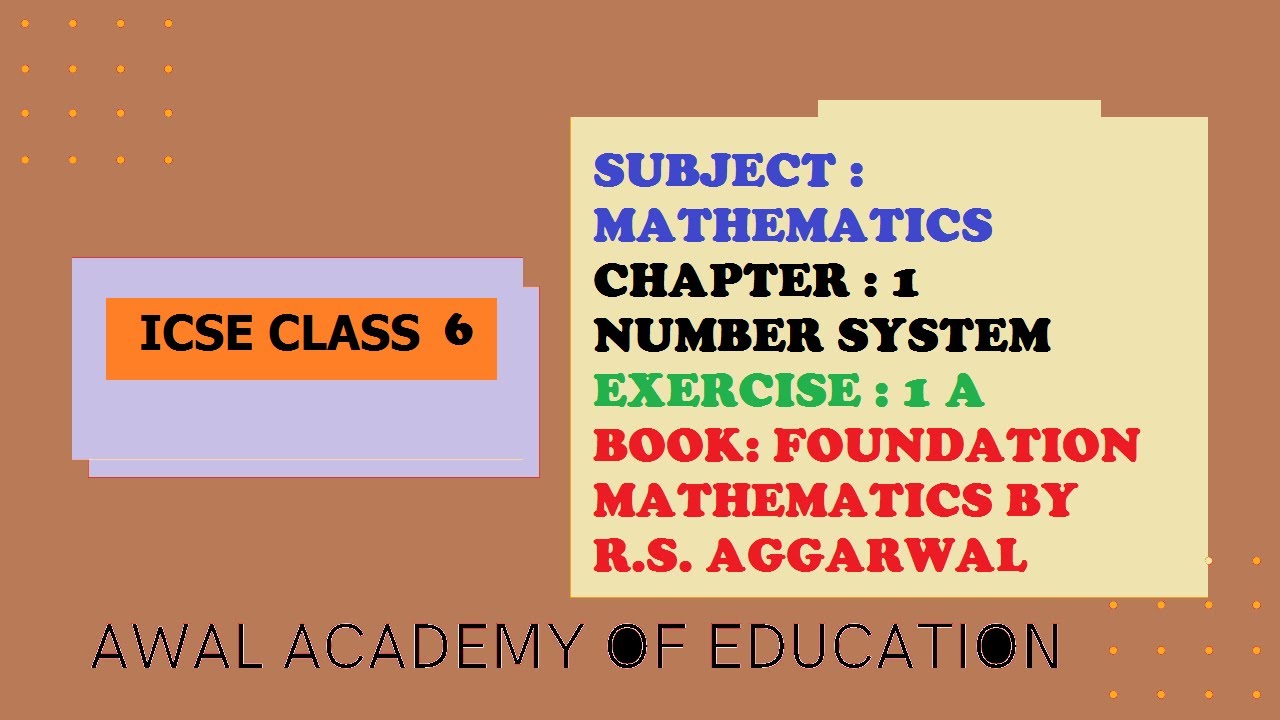 Icse Class 6 Math Chapter 1 Number System Part 1 YouTube icse-class-6-math-chapter-1-number-system-part-1-youtube